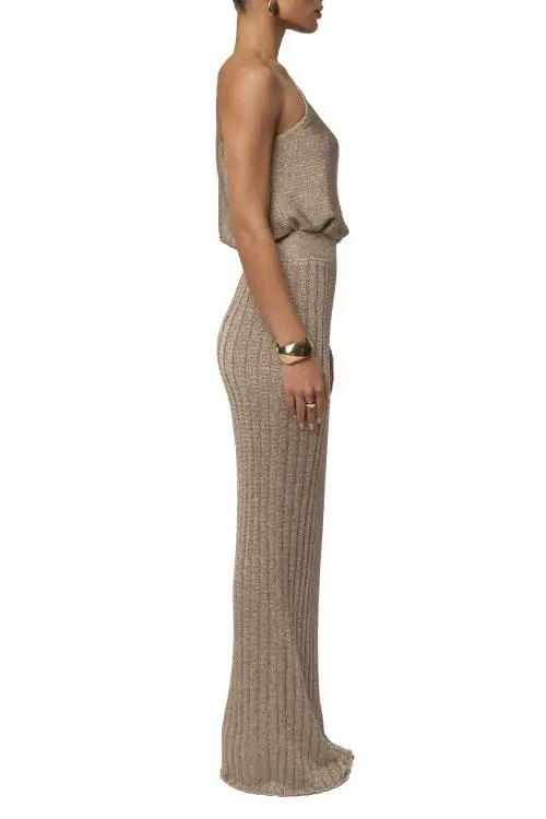 JLUXLABEL Resort Metallic Maxi Skirt