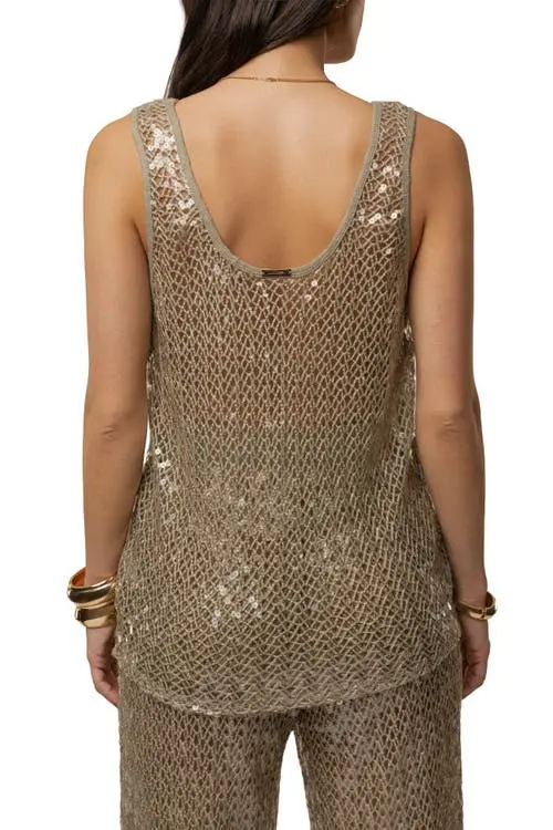 JLUXLABEL High Seas Sequin Top