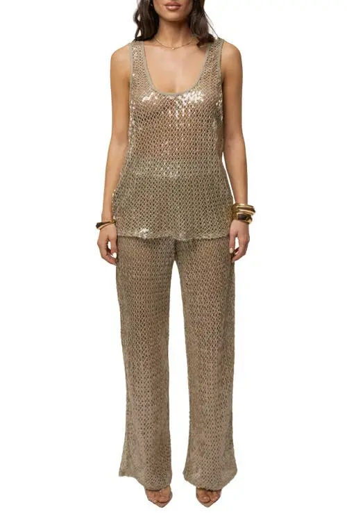 JLUXLABEL High Seas Sequin Top