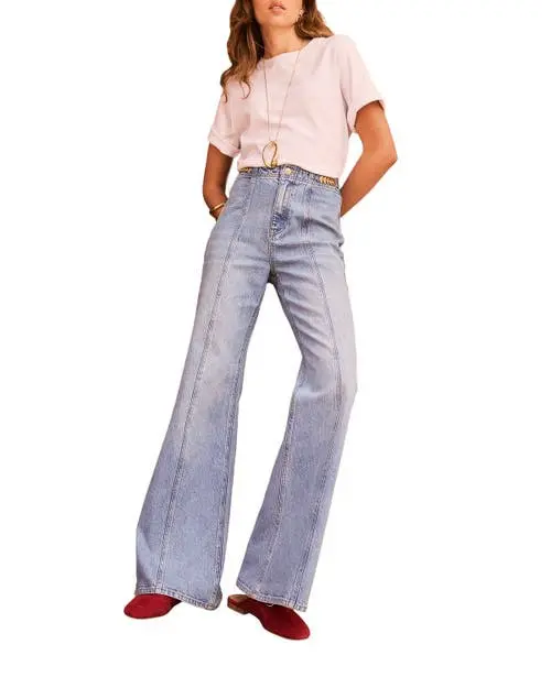 Mint Velvet Full Length Flared Jeans