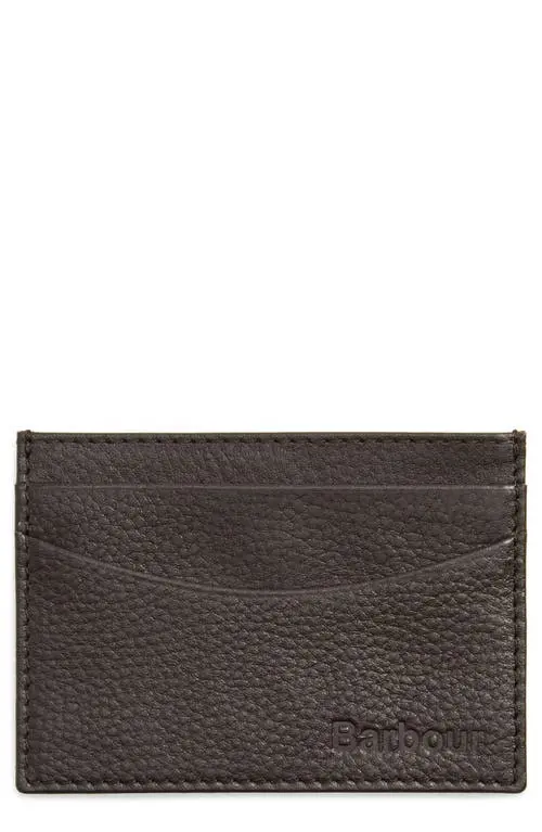 Barbour Amble Leather Rfid Card Case