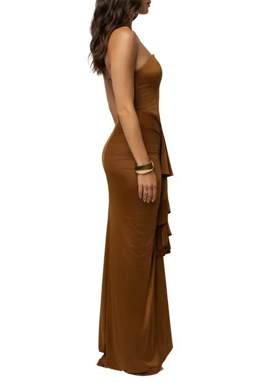 JLUXLABEL Isabella Strapless Maxi Gown