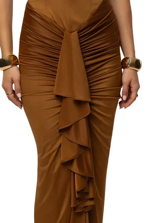 JLUXLABEL Isabella Strapless Maxi Gown