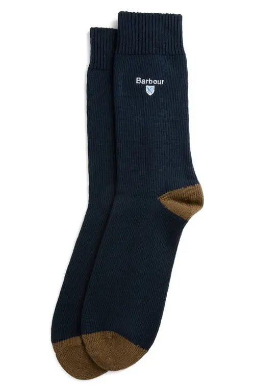 Barbour Cascade Socks - Navy