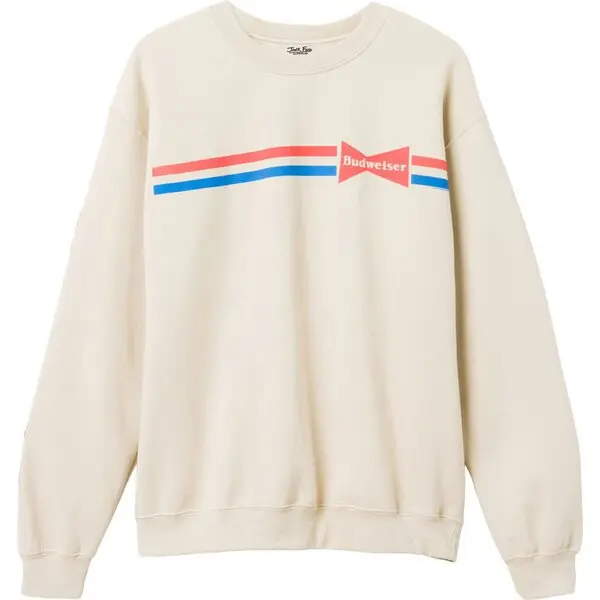 Junk Food Bud Stripe Graphic Sweatshirt