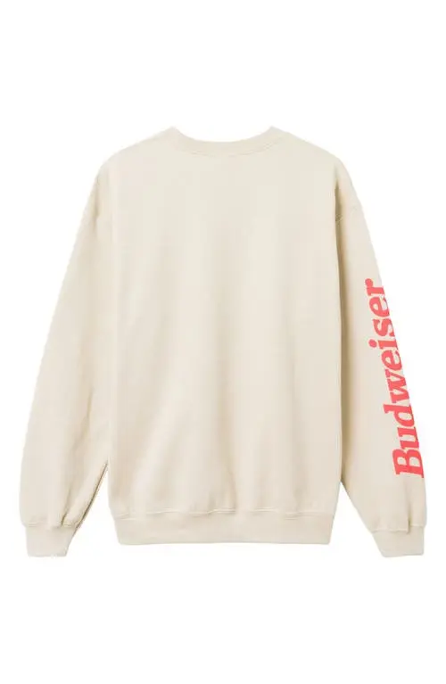 Junk Food Bud Stripe Graphic Sweatshirt