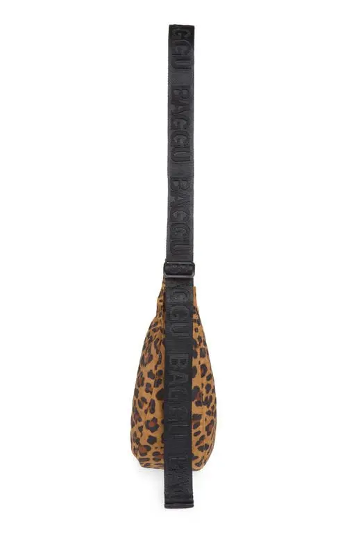Baggu Medium Crescent Recycled Nylon Crossbody Bag