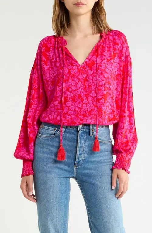 SUGARLIPS Weylin Split Neck Top