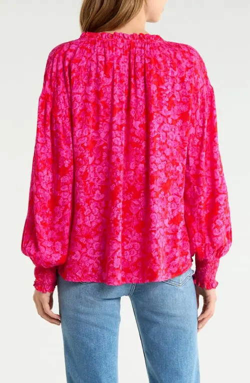 SUGARLIPS Weylin Split Neck Top