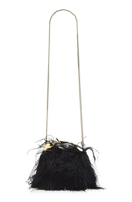 Erdem Mini Bloom Feather Bag