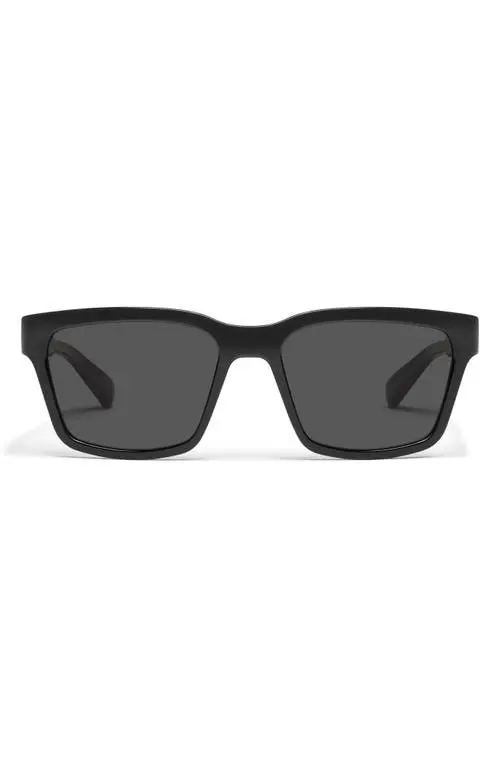 Quay All Good 59mm Polarized Square Sunglasses - Black/black Polarized