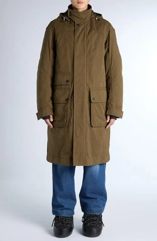 Moncler Allaine Long Parka - Green