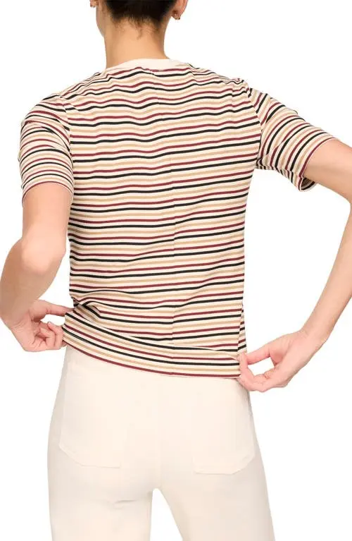 Spanx Striped Short Sleeve Crewneck Tee