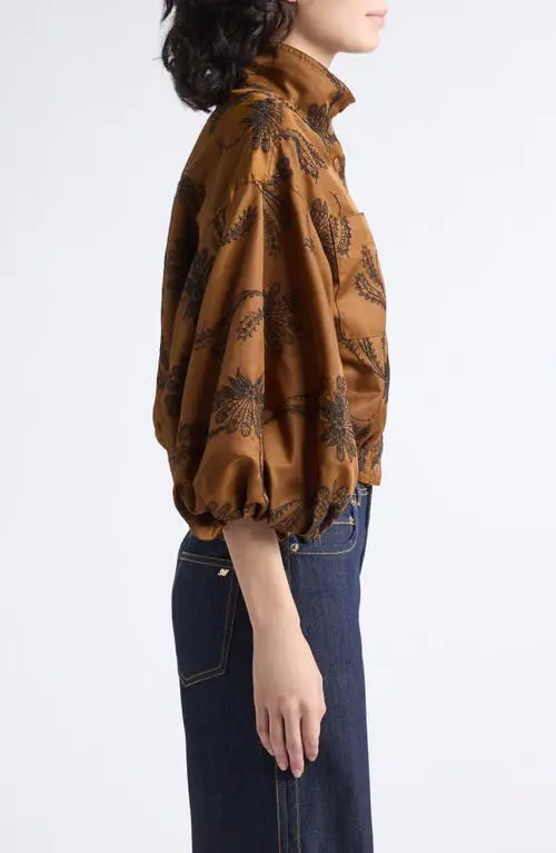 Cinq À Sept Iggy Embroidered Crop Jacket