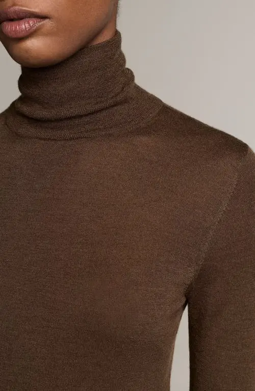 Vince Silk & Cashmere Turtleneck Sweater - Pinewood