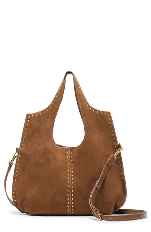 Dolce Vita Sonora Suede Hobo - Mid Brown