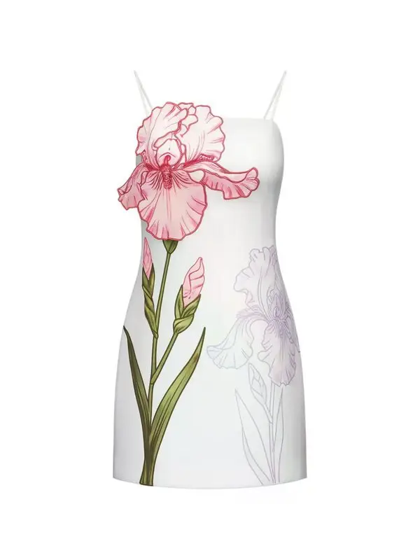Jw Pei Floral Print Dress - White