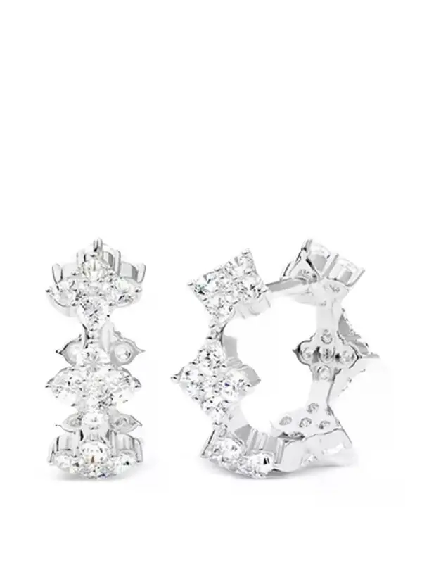 APM MONACO Tone Hoop Earrings - Silver