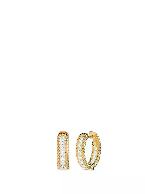 APM MONACO Cordage Twisted Hoop Earrings