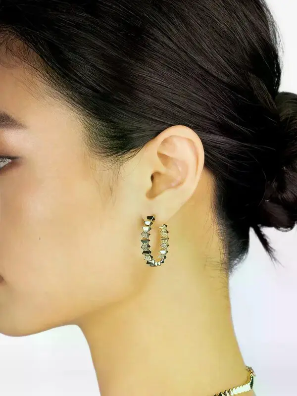 APM MONACO Up And Down Hoop Earrings