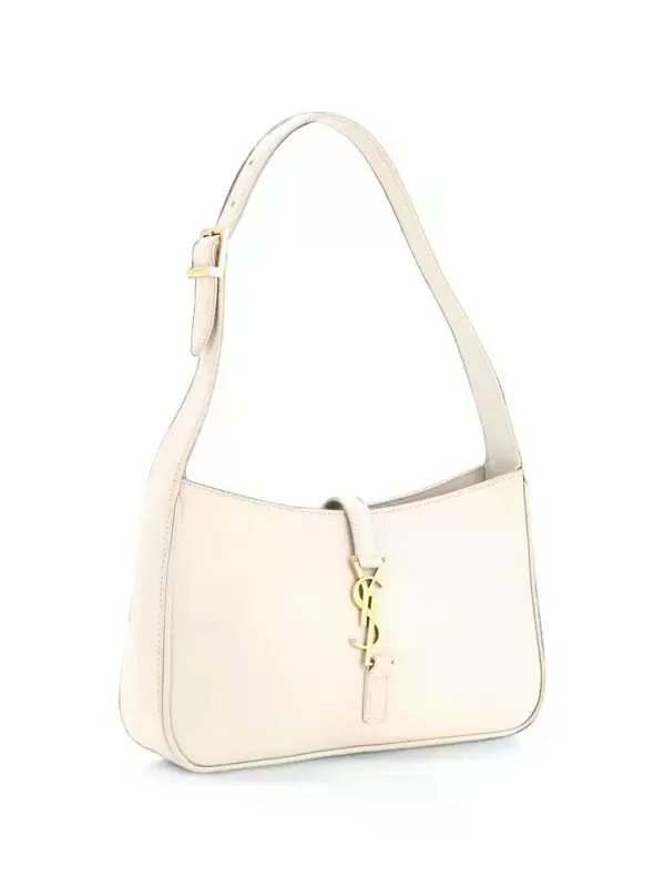 Saint Laurent Le 5 A 7 Leather Small Hobo Bag