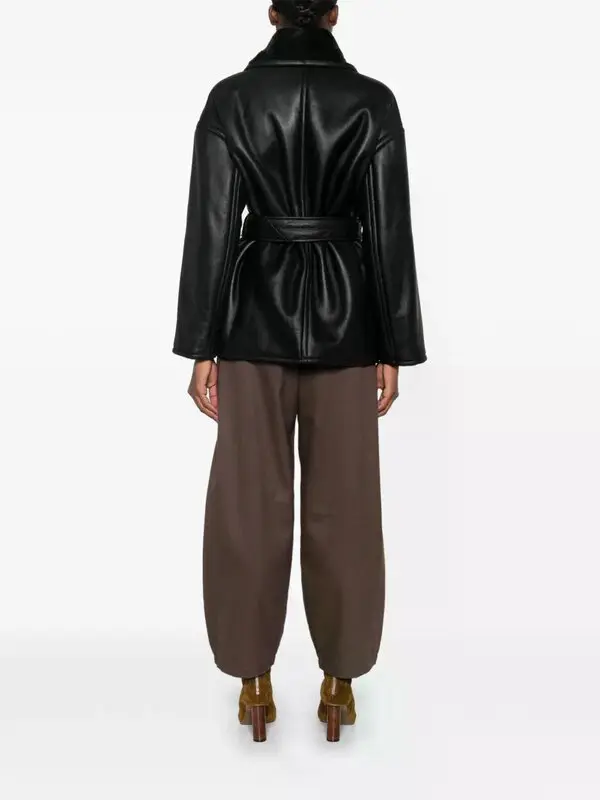 JOSEPH Manu Leather Coat