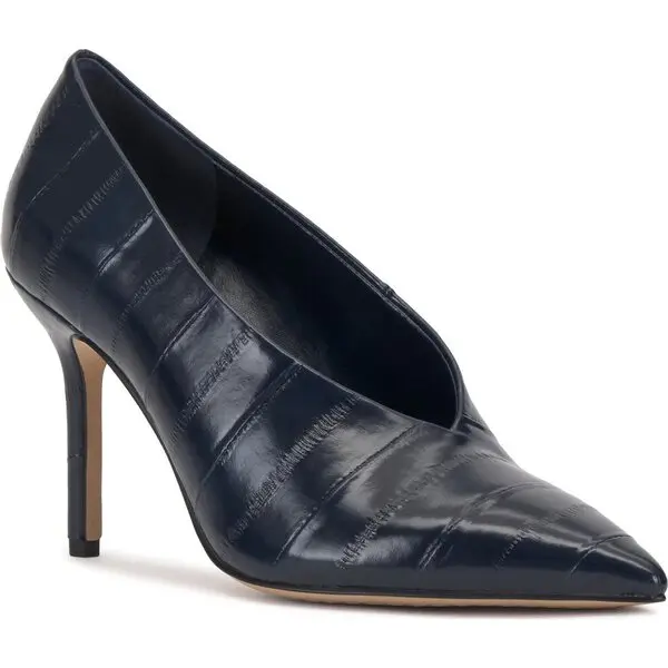 Vince Camuto Mozlea Pointed Toe Stiletto Pumps - Deep Navy