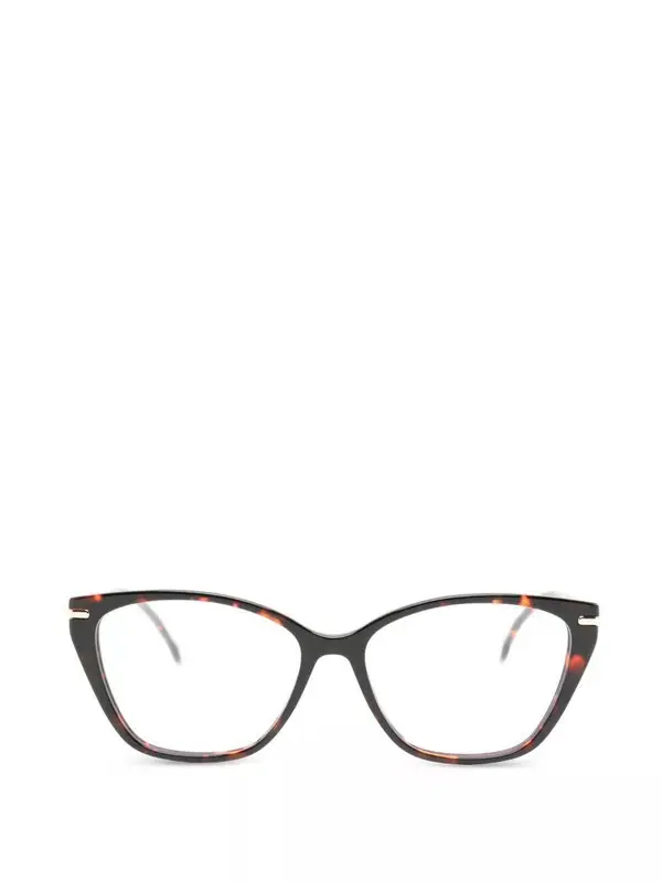 Carolina Herrera Tortoiseshell-effect Square-frame Glasses - Brown