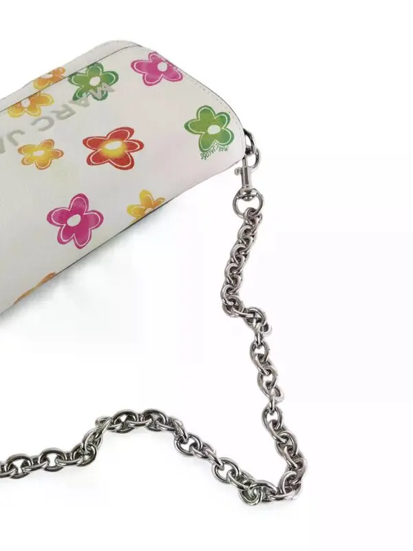 Marc Jacobs Wild Daisy Leather Wallet On Chain