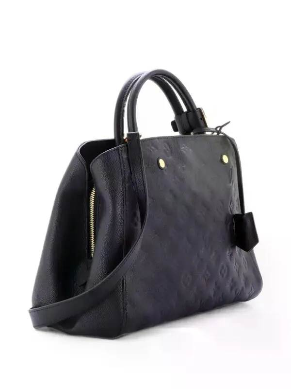 LOUIS VUITTON Montaigne Handbag Monogram Empreinte Leather Mm Satchel