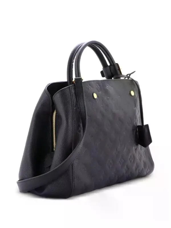 LOUIS VUITTON Montaigne Handbag Monogram Empreinte Leather Mm Satchel