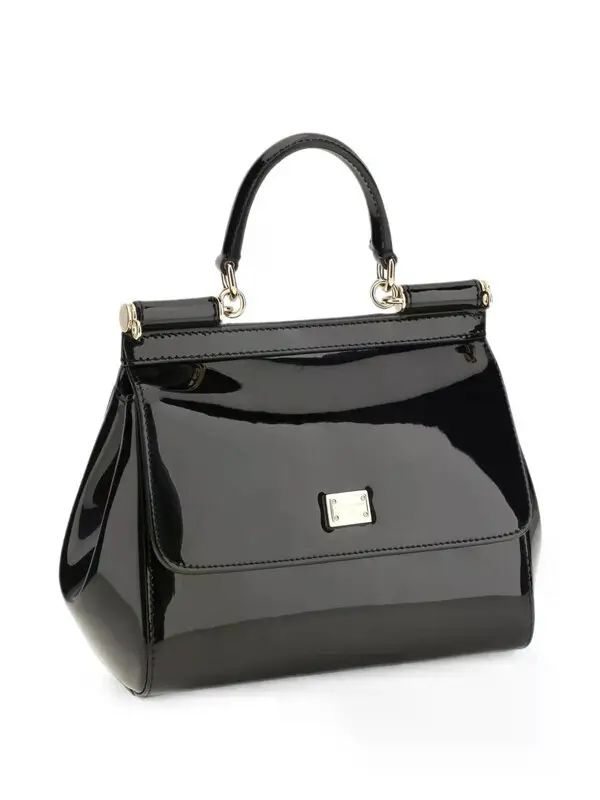 Dolce & Gabbana Small Sicily Handbag In Patent Leather