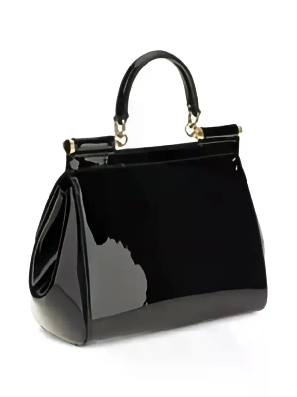 Dolce & Gabbana Small Sicily Handbag In Patent Leather