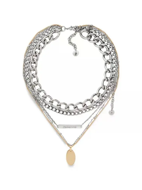 Rabanne Layered Necklace - Silver