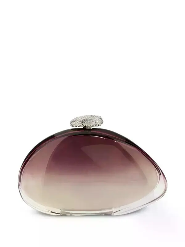 Benedetta Bruzziches Ariel Crystal-embellished Clutch Bag - Purple