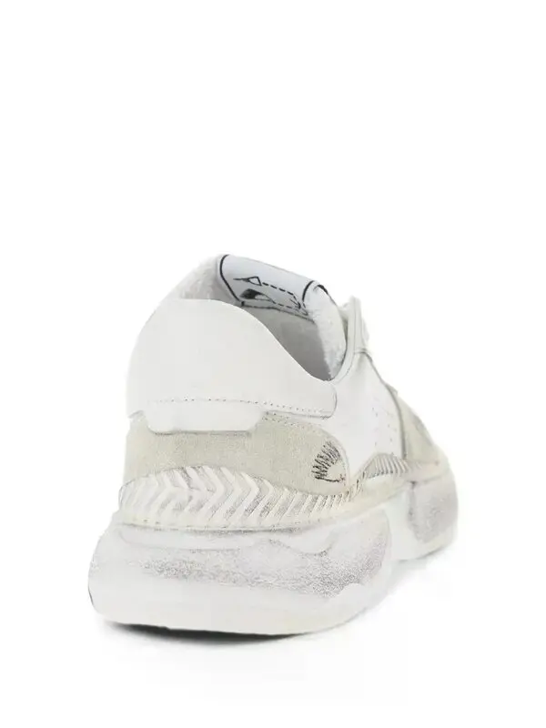 TRYPEE Distressed Leather Sneakers