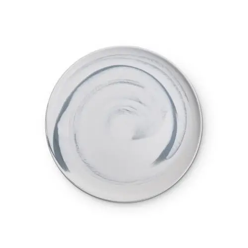STONE + LAIN Brighton Porcelain 4-piece Salad Plate Set - Gray