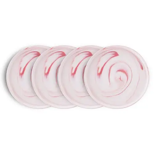 STONE + LAIN Brighton Porcelain 4-piece Salad Plate Set