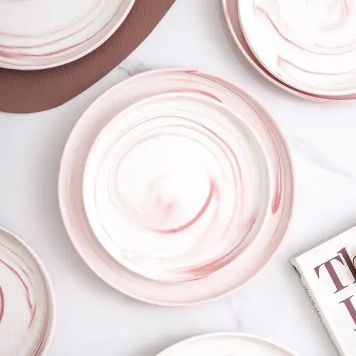 STONE + LAIN Brighton Porcelain 4-piece Salad Plate Set