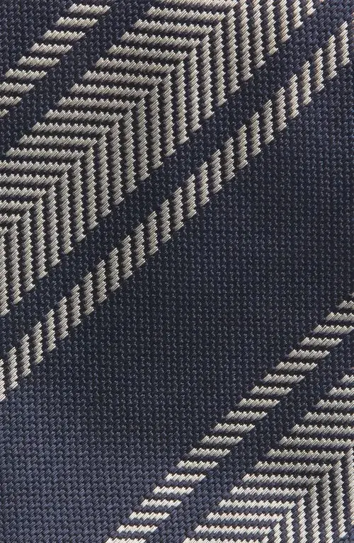 JACK VICTOR Chevron Silk Tie