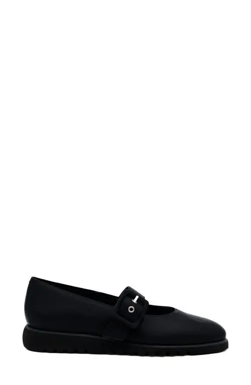 AMALFI BY RANGONI Energia Leather Mary Jane Flat - Black