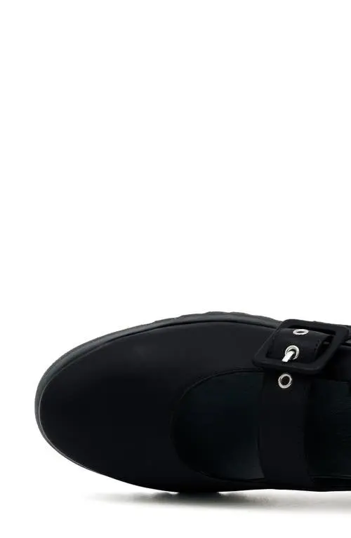 AMALFI BY RANGONI Energia Leather Mary Jane Flat - Black