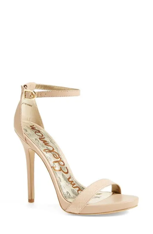 Sam Edelman Eleanor' Ankle Strap Sandal - Buff Nude