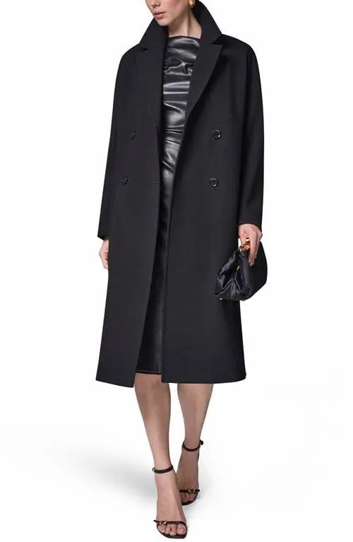Donna Karan New York Double Breasted Slouch Coat