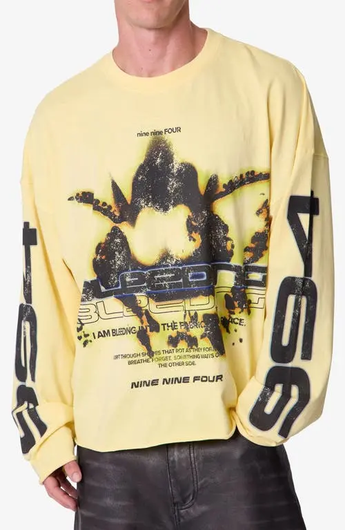 Mnml Bleeding Graphic Long Sleeve T-shirt