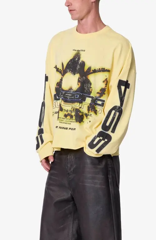 Mnml Bleeding Graphic Long Sleeve T-shirt