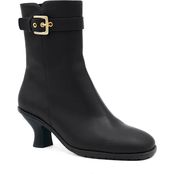 AMALFI BY RANGONI Baronessa Leather Bootie - Black