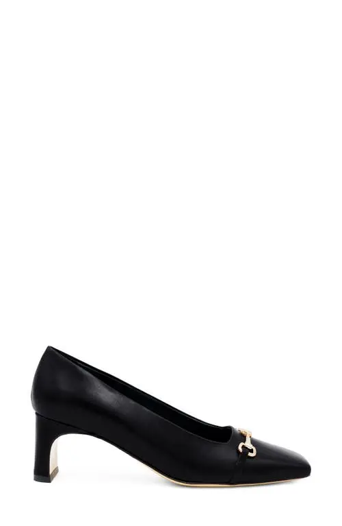 AMALFI BY RANGONI Sesto Leather Pointed Toe Pump - Black