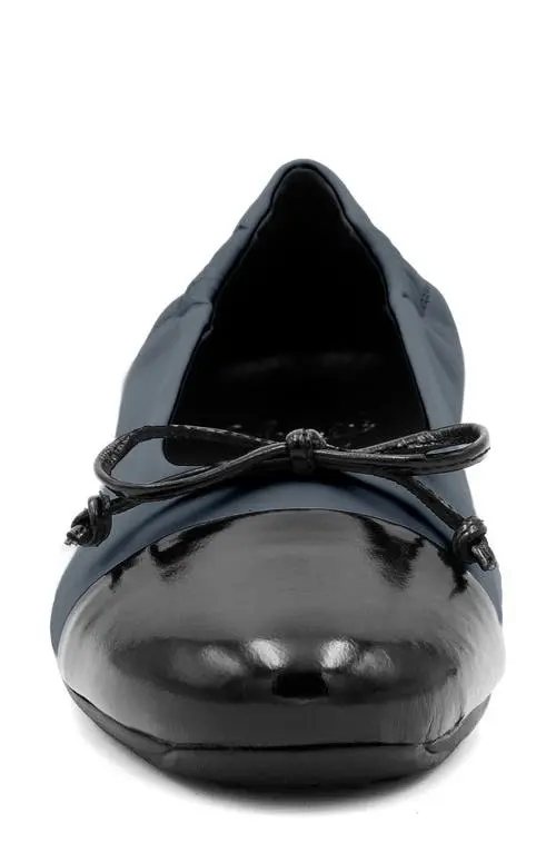 AMALFI BY RANGONI Joke Leather Flat - Blue/navy