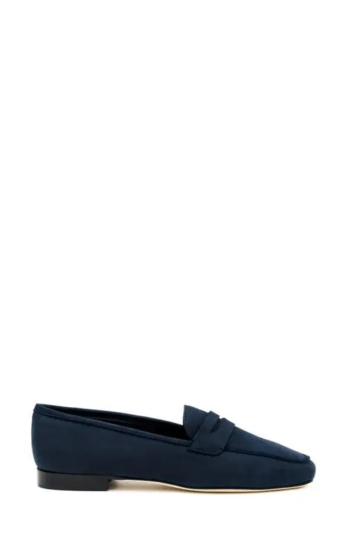 AMALFI BY RANGONI Ganzo Leather Loafer - Navy